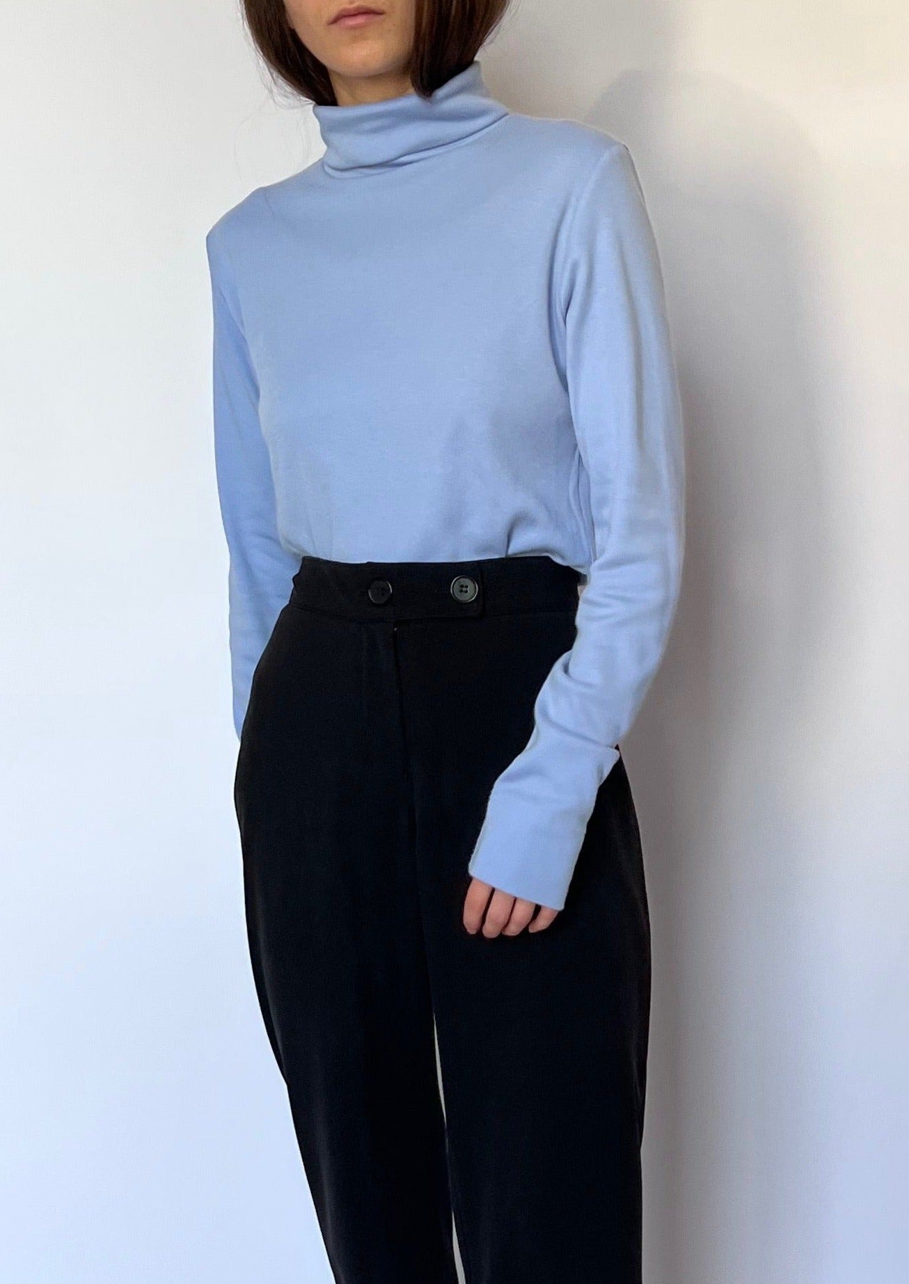 Essential Baby Blue Roll Neck S/M – Reforme Studios
